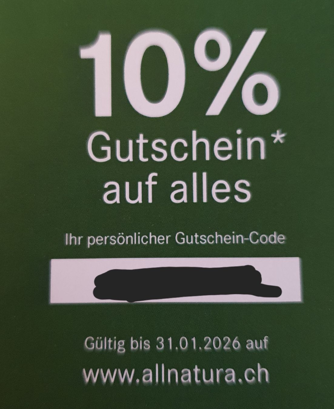 allnatura Gutschein - 10% Rabattcode bis 31.01.2026 (Neu (gemäss ...