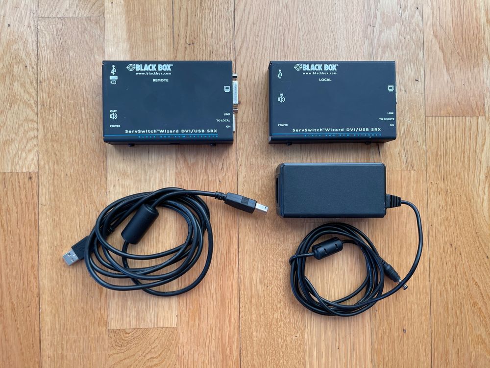 Black Box KVM Extender Dual Head DVI-D+USB+Audio ACU5501A-R4 (Gebraucht ...