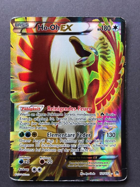 EX Turbofieber DE Ho-Oh EX 121/122 2016 Pokemon TCG | Kaufen auf Ricardo