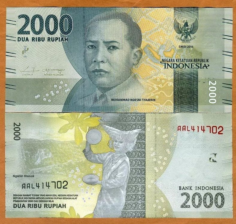 2000 Rupiah Indonesia UNC | Kaufen auf Ricardo