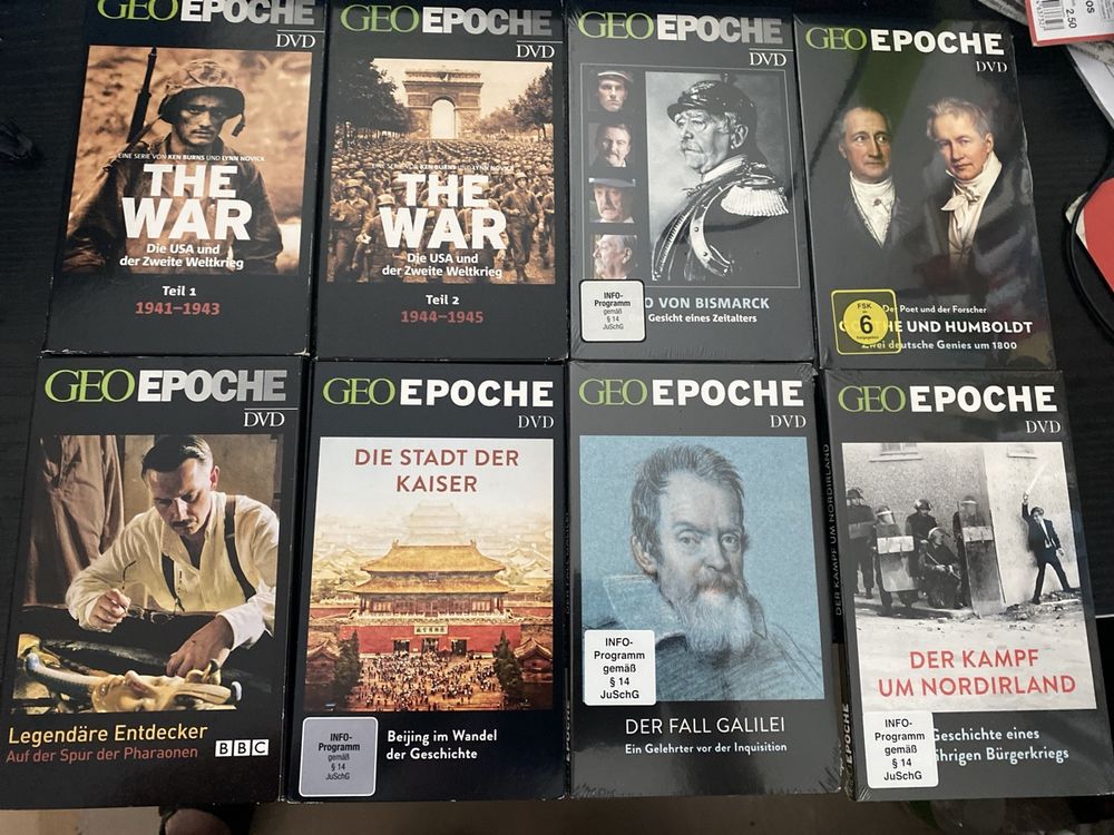 8 DVDs: GEO EPOCHE - Geschichte & Entdecker | Kaufen auf Ricardo