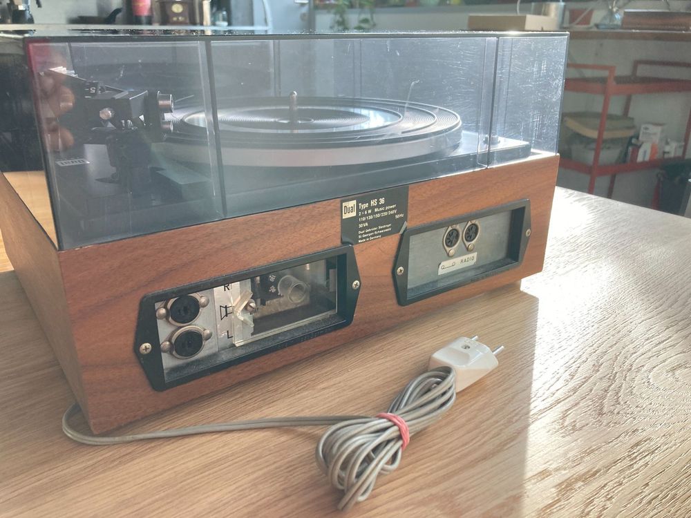 Plattenspieler Dual HS 36 mit integrierten Verstärker (Gebraucht) in ...