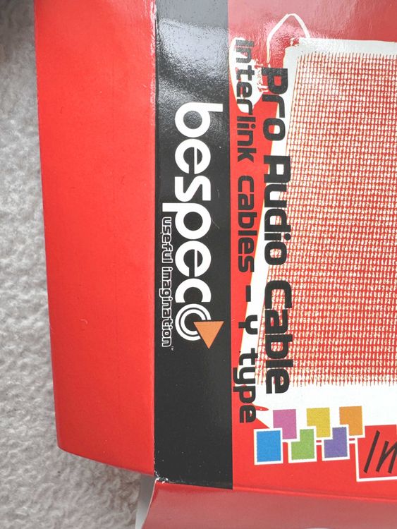 Kabel Cable PRO 1x Stereo-Jack to 2x Mono-Jack 1.8m *NEU* (Neu (gemäss ...