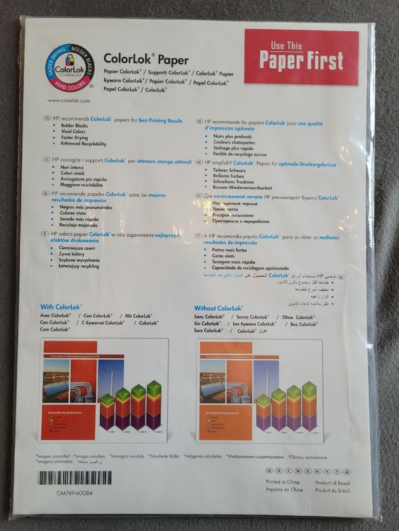 ColorLok Paper (Neu und originalverpackt) in Aarburg für CHF 0.5 – mit ...