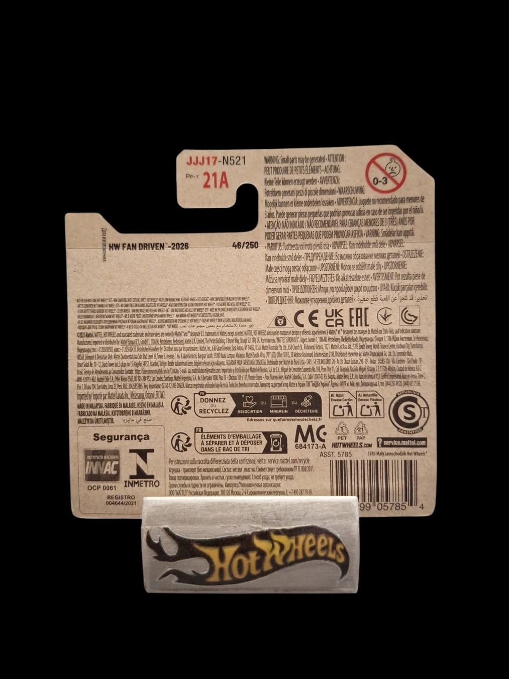 Hot Wheels HW Fan Driven 2026 Purple Passion 3/5 S D (Neu (gemäss ...