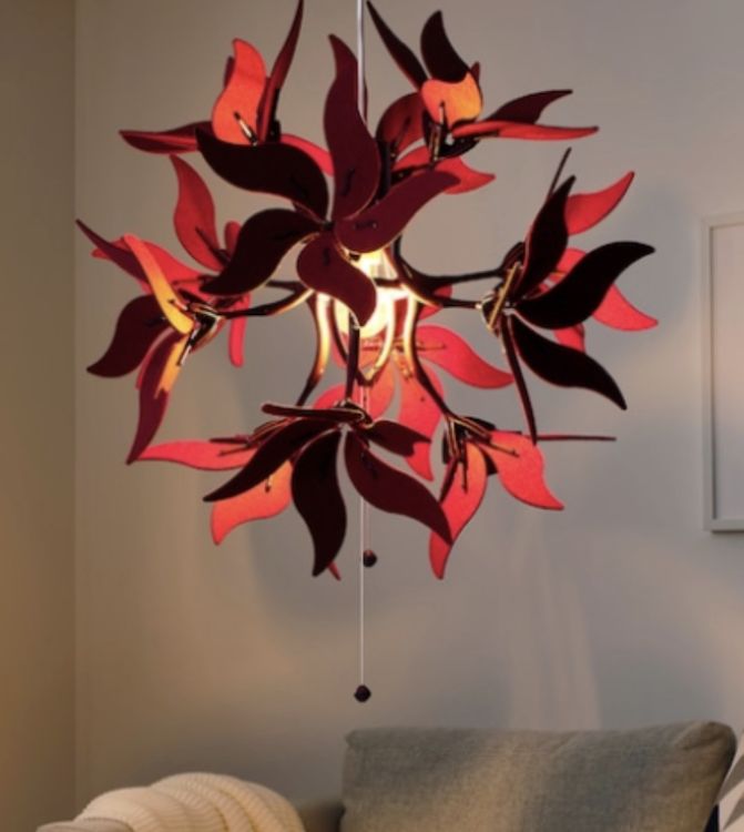 IKEA RAMSELE Hängelampe in rot (Neu (gemäss Beschreibung)) in Schlieren ...