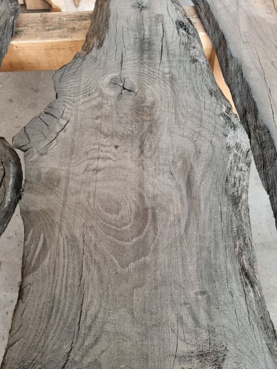 Mooreiche Bretter Unikat Edelholz Deko Tisch 4 Stk 25 mm Set (Gebraucht ...