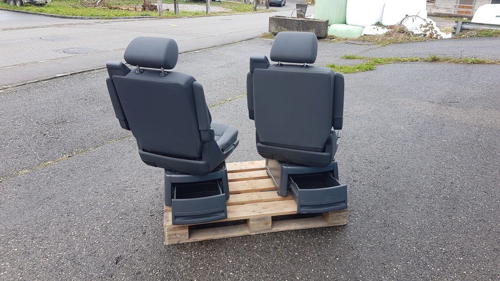 VW T5 / T6 Sitze Drehsitze Sitze für Schienensystem | Acheter sur Ricardo
