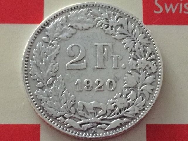 2 Franken 1920 ss+, nur 2,3 Mio! | Kaufen auf Ricardo