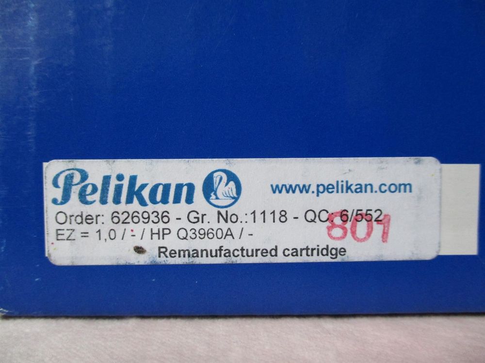 HP 1118b Pelikan Toner Cartridge Q3960A (Neu (gemäss Beschreibung)) in Eschenbach SG für CHF 18 ...