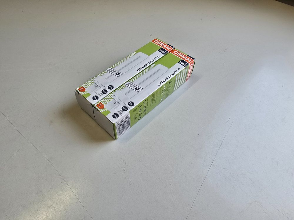 2x neue Osram Dulux G 24d-2 Leuchte 18W ab 1.- (Neu (gemäss ...