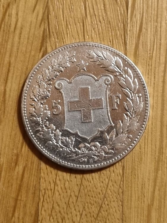 5 Franken 1891 Frauenkopf - selten (Gebraucht) in Mels für CHF 171 – mit Lieferung auf Ricardo ...