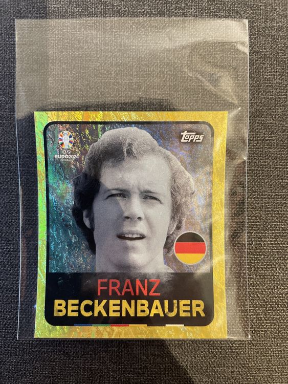 Topps Franz Beckenbauer Euro 2024 Gold Sticker (Neu (gemäss Beschreibung)) in Burgdorf für CHF 2 ...