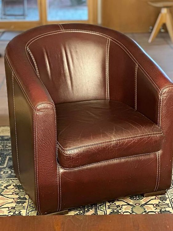 Braun Leder Sessel (Gebraucht) in Dättlikon für CHF 150 – nur Abholung auf Ricardo kaufen