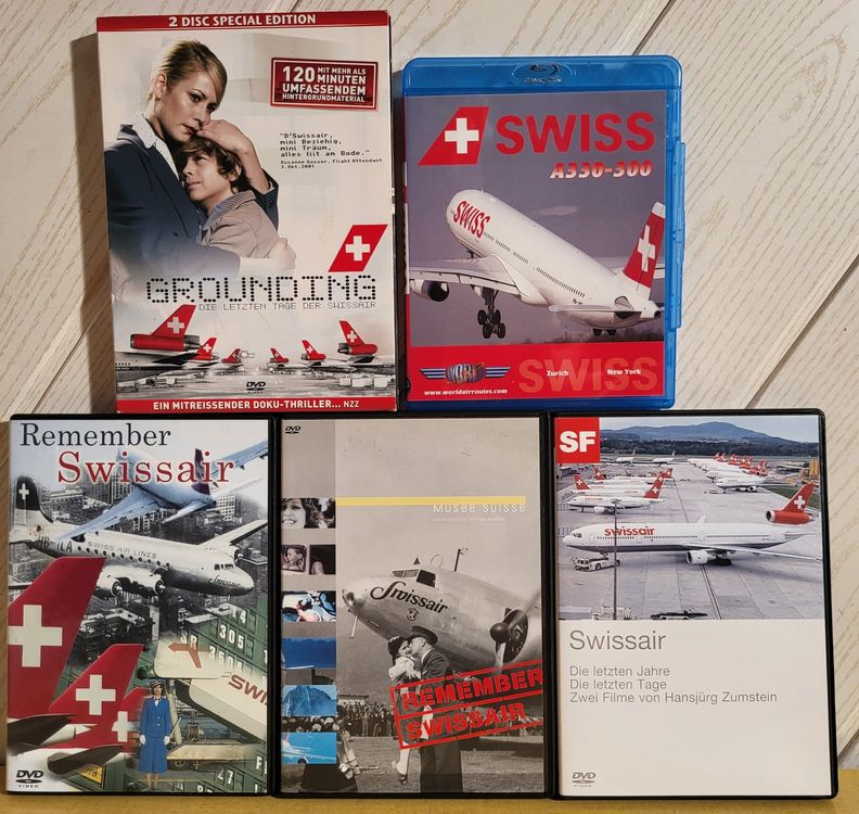 SWISSAIR - 6 DVD - diverse - siehe Bilder (Gebraucht) in Biel/Bienne ...