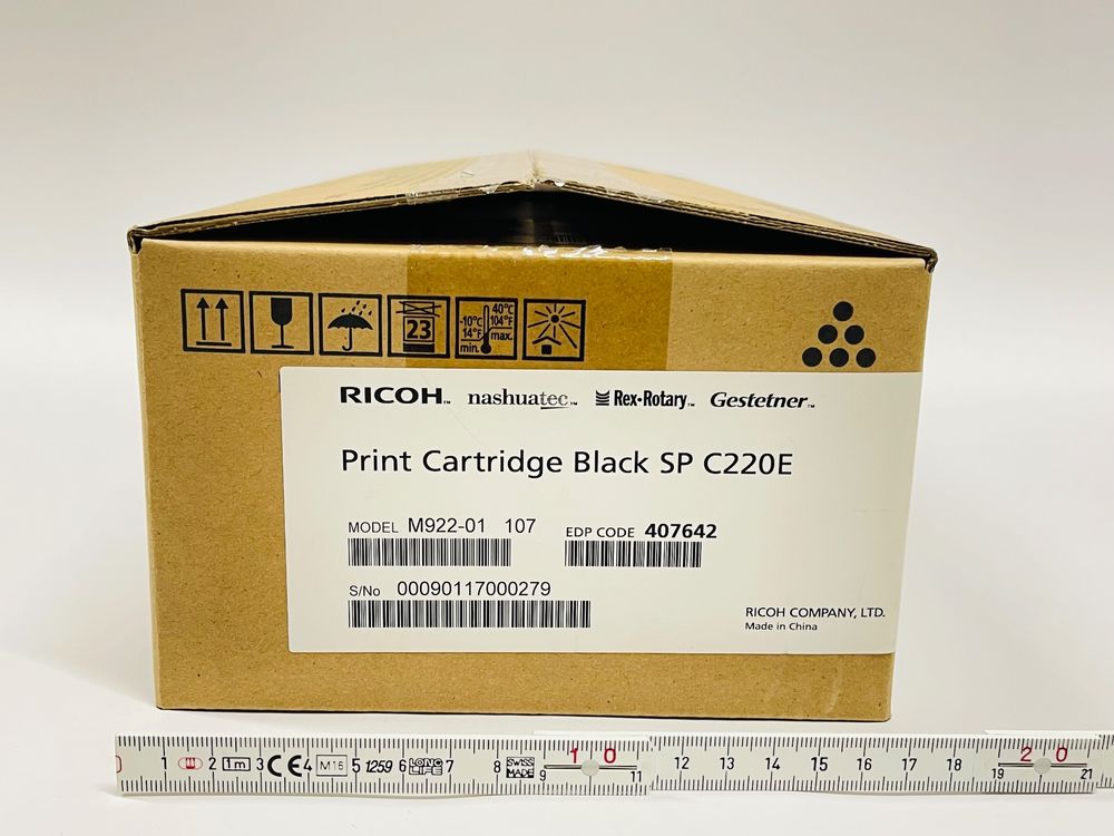 Ricoh Print Cartridge Black SP C220E, Originalverpackt! (Neu (gemäss ...