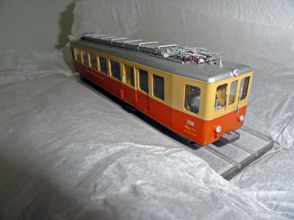 HRF H0m - Jungfraubahn Set: BDhe2/4 206-Bt30-O61 (Neu und ...