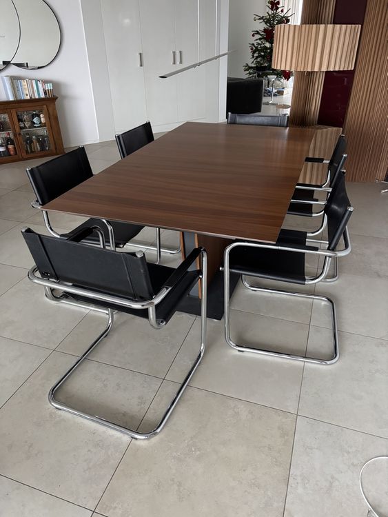 6x Freischwinger Sessel, Stühle, schwarz (Gebraucht) in Zug für CHF 560 ...