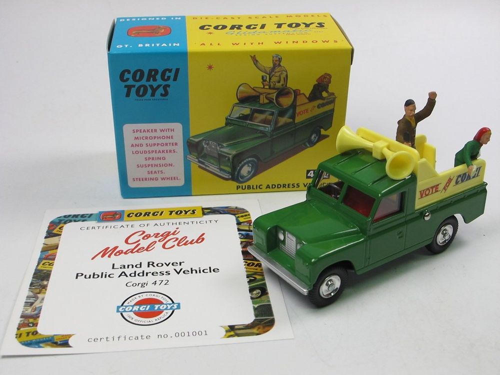LAND ROVER PUBLIC ADDRESS VEHICLE 1964 1:46 CORGI NEU (Neu und ...