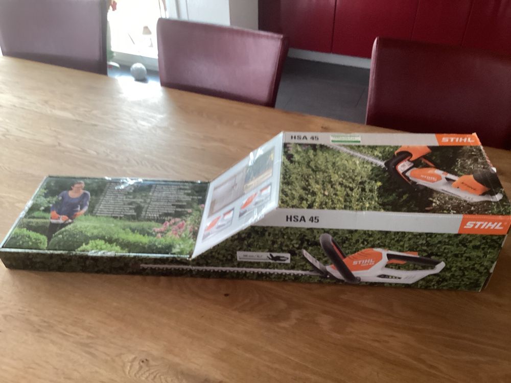 Stihl Heckenschere HSA 45 (Neu und originalverpackt) in Kräiligen für ...