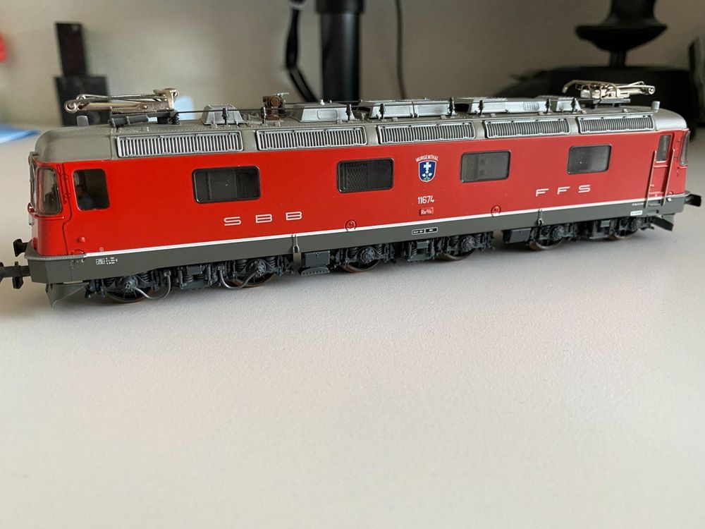 HAG *SBB E-Lok Re 6/6 rot 11674 Digital (Neu (gemäss Beschreibung)) in ...