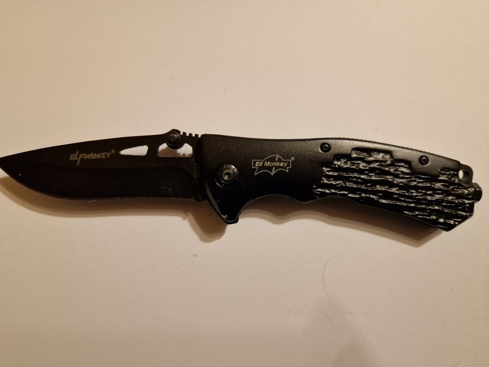 Messer Elf Monkey Jagdmesser Schwarz 21 cm (Gebraucht) in Nyon für CHF ...