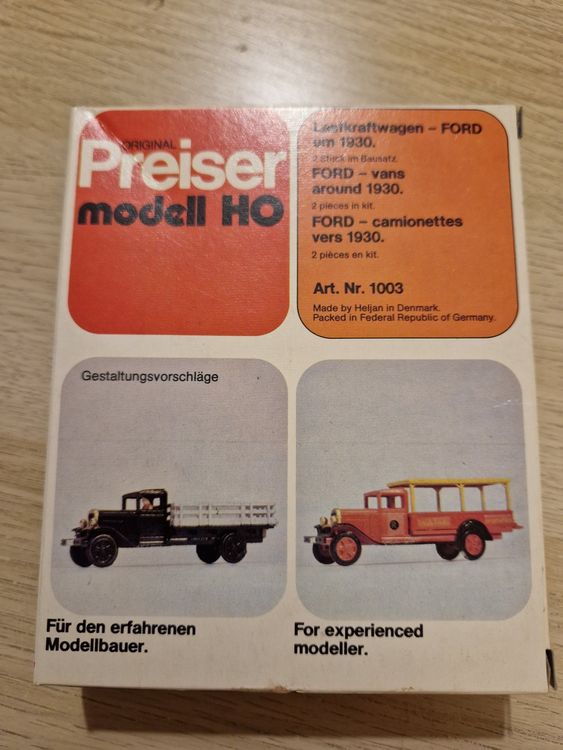 Preiser 1003 Ford-Truck 1930 H0 OVP NEU | Kaufen auf Ricardo
