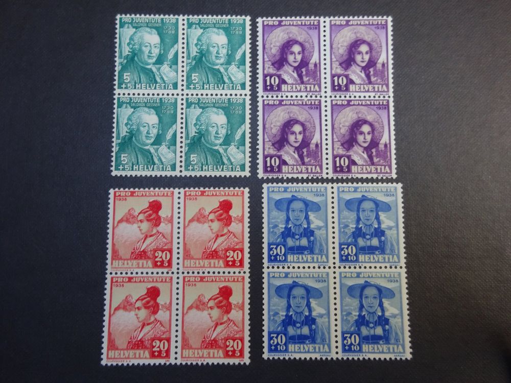 1938 Pro Juventute im 4er Block | Kaufen auf Ricardo