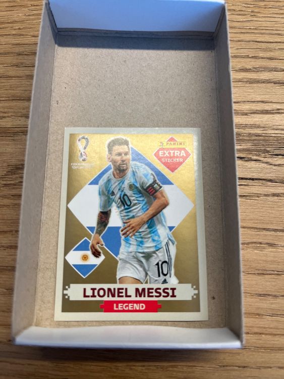 Lionel Messi, Gold / Legend / Panini Extra Sticker (Neu (gemäss ...