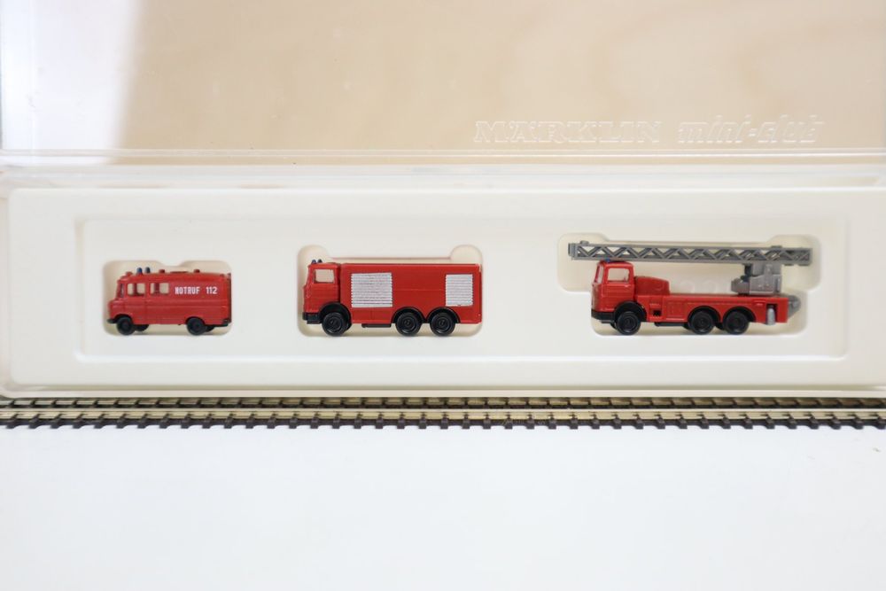 Märklin mini club Feuerwehr Set - 8917 - Rarität (Gebraucht) in ...