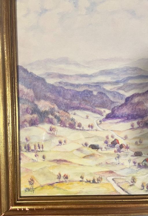Rudolf Müller (1892-1972) Landschaft Aquarell (Gebraucht) in Hochdorf für CHF 5 – mit Lieferung ...