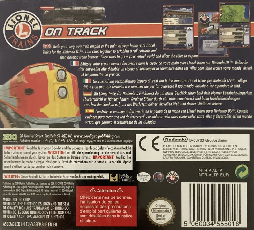 Lionel Trains On Track Train Sim - Nintendo DS | Kaufen auf Ricardo