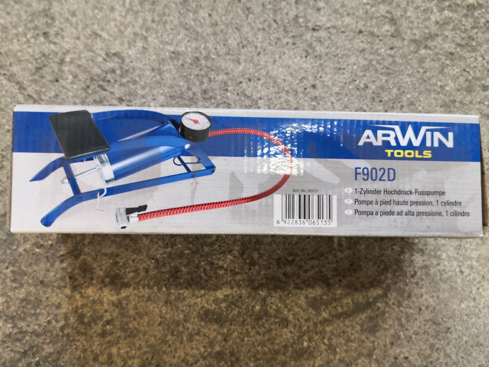 Arwin 1 Kolben Fusspumpe (Neu (gemäss Beschreibung)) in Ried (Muotathal) für CHF 10 – mit ...