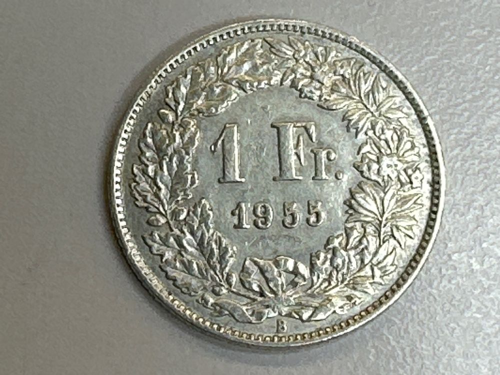 1 Fr.Silber Schweiz 1955 ss | Kaufen auf Ricardo