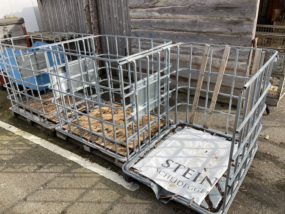 Wunderschone Gitterboxen Fur Brennholz Gebraucht Bilder