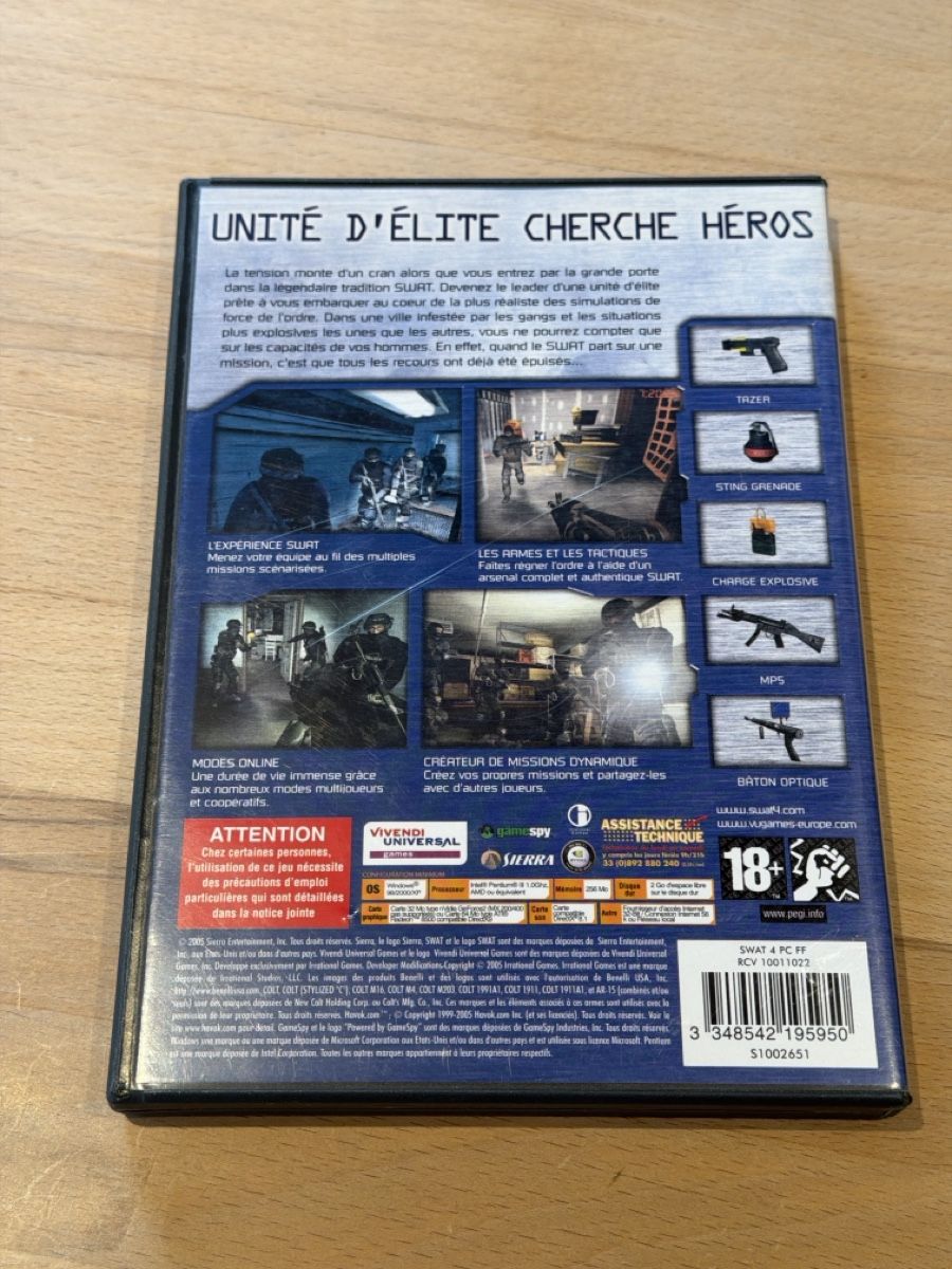 SWAT 4 - PC (D'occasion) à Conthey pour CHF 5 – avec livraison ...