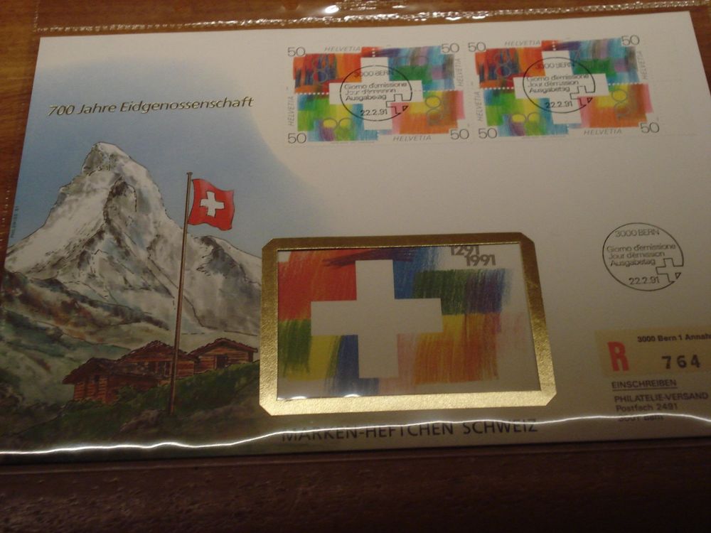 Grossbrief FDC 1991, Markenbüchlein 700 Jahre Schweiz | Kaufen auf Ricardo