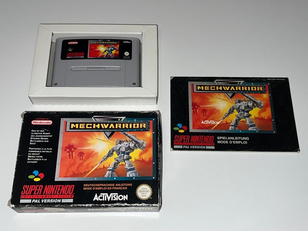 Super Nintendo (SNES) Spiel - MechWarrior/Mech Warrior (OVP) (Gebraucht ...