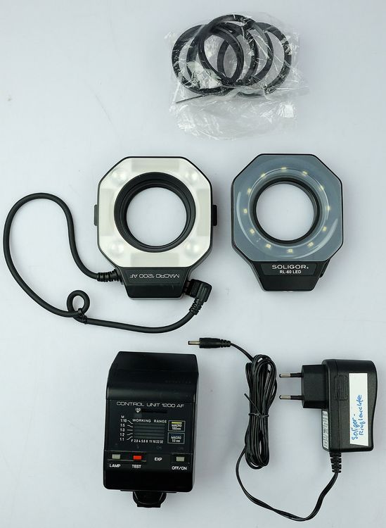 Minolta Makro 1200 AF Ring Light/Flash mit Kontrolleinheit | Kaufen auf ...