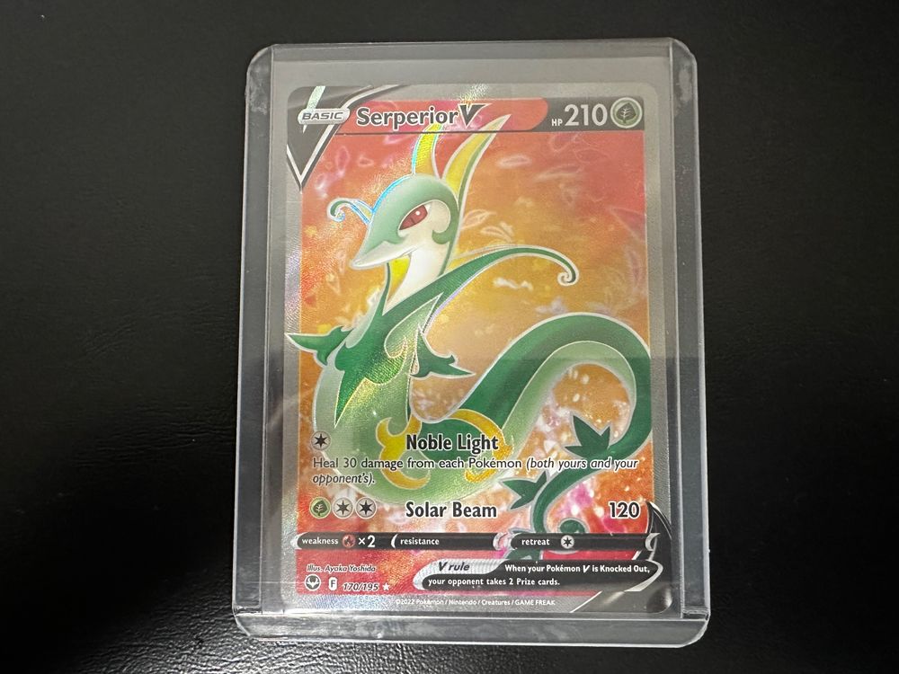 Serperior (Serpiroyal) V Fullart Silver Tempest Pokémon (Neu (gemäss ...