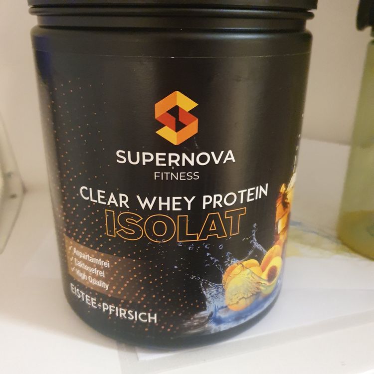 Protein Pulver Clear Whey Isolat Eistee Pfirsich 🍑 400 gr (Neu (gemäss ...