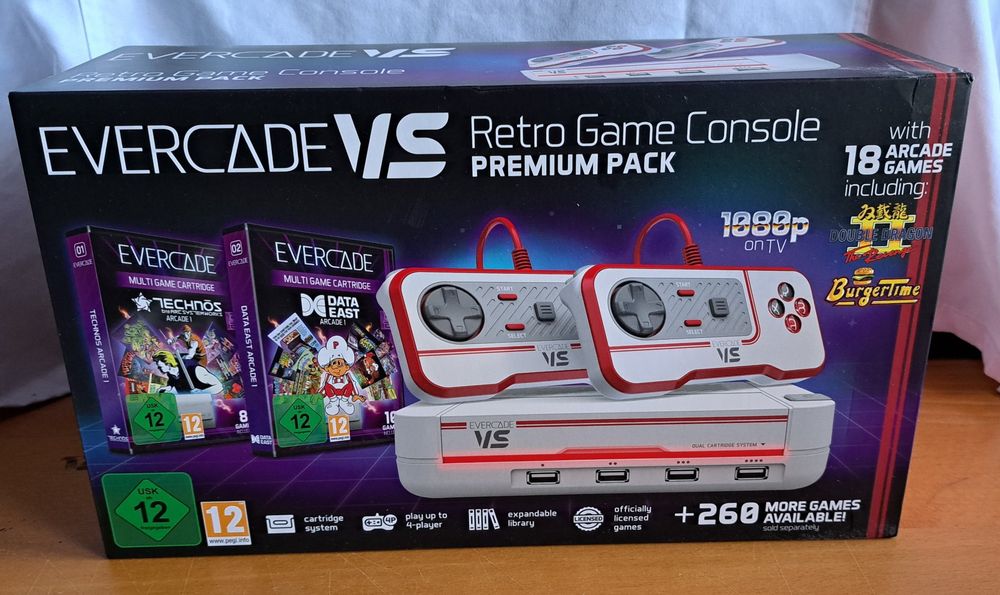 Evercade VS Premium Pack Konsole | Kaufen auf Ricardo