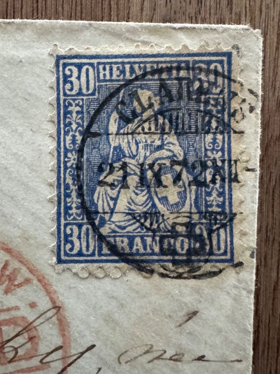 Nr. 41 Clarens 21 IX 72 XII, Gruppe 148B, PD-Stempel: Gruppe (Gebraucht ...