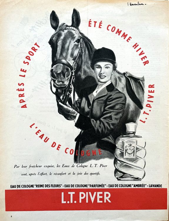 L.T. Piver Parfum - Alte Werbung / Ancienne publicités 1955 (Gebraucht ...
