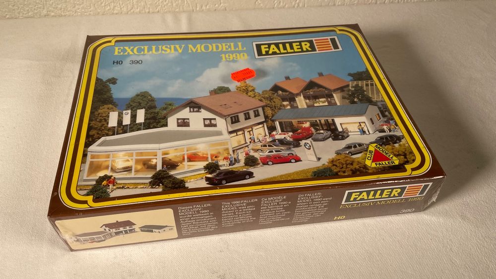 FALLER H0 390 - Exclusiv Modell 1990 „BMW Autohaus“ - NEU (Neu und ...