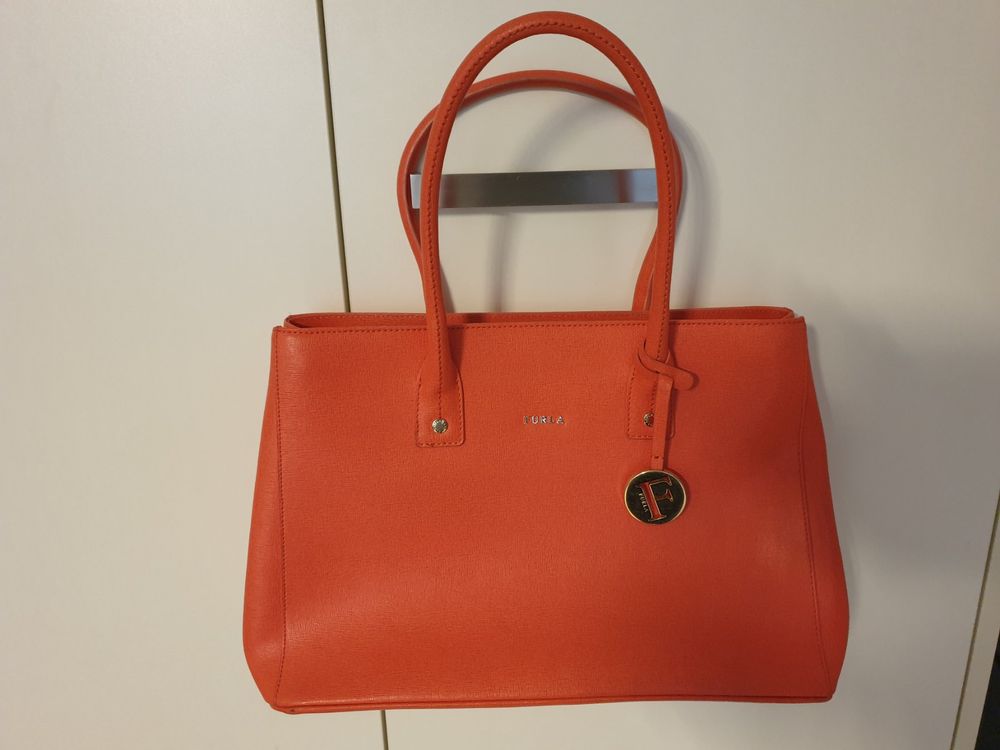 Furla Handtasche orange | Kaufen auf Ricardo