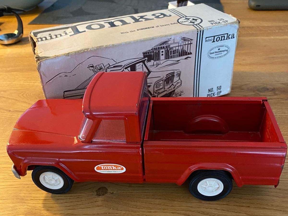 Mini Tonka Pick-up Nr. 50 rot, mit Originalverpackung, su... (Gebraucht ...
