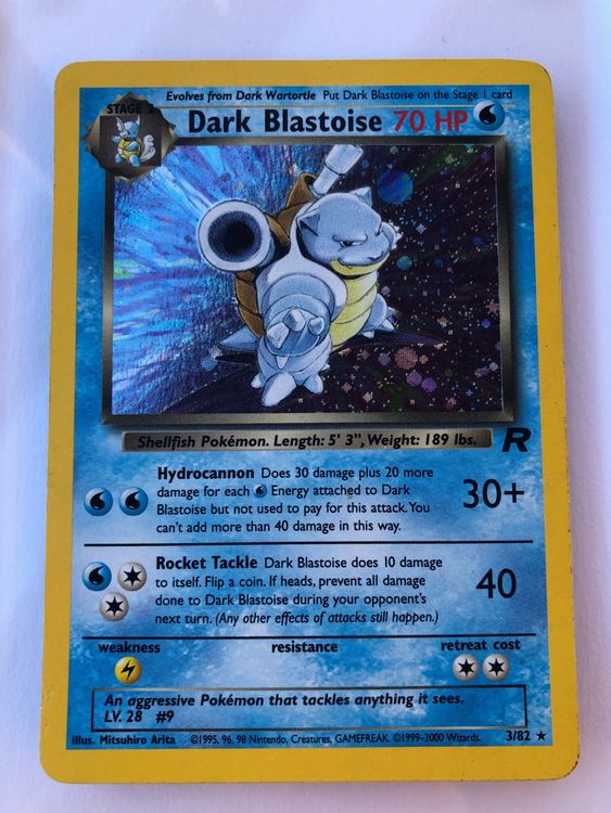 Dark Blastoise Team Rocket - PL - ab 1.- | Kaufen auf Ricardo