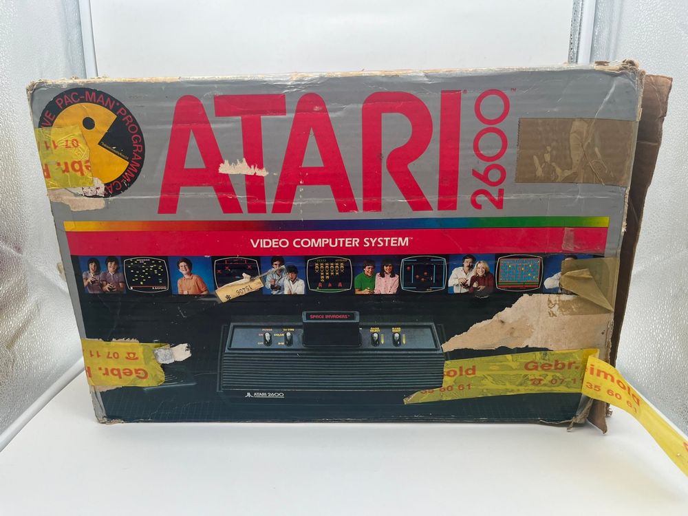 Atari 2600 OVP Konsole Retro + Spiel ungetestet Original (Gebraucht) in ...