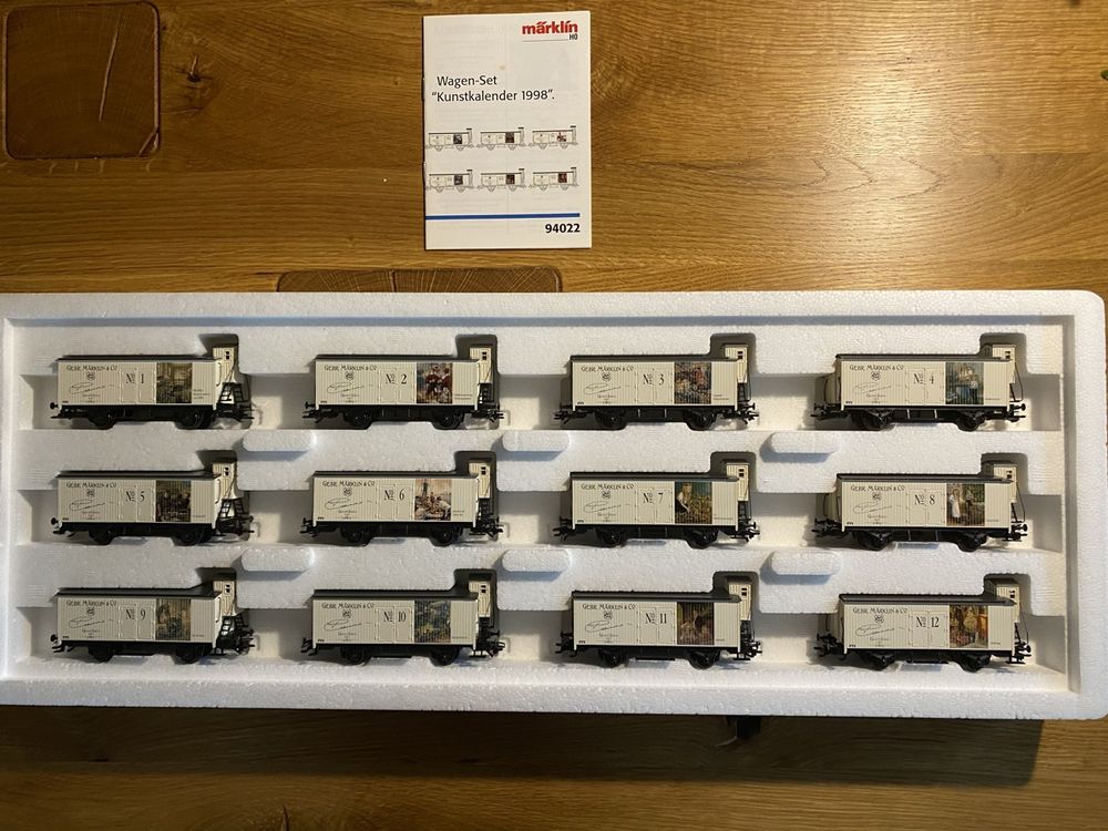 Märklin 94022 Wagen-Set Kunstkalender (Neu und originalverpackt) in Adelboden für CHF 100 – mit ...